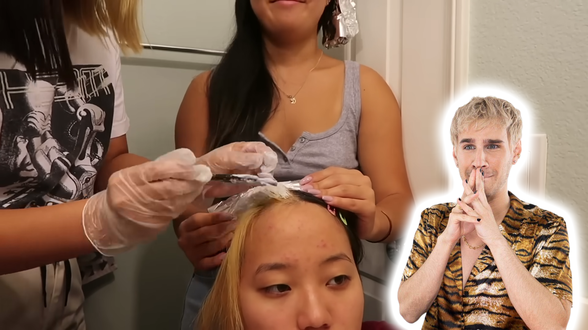 The pink skunk stripe reveal was better than anyone expected