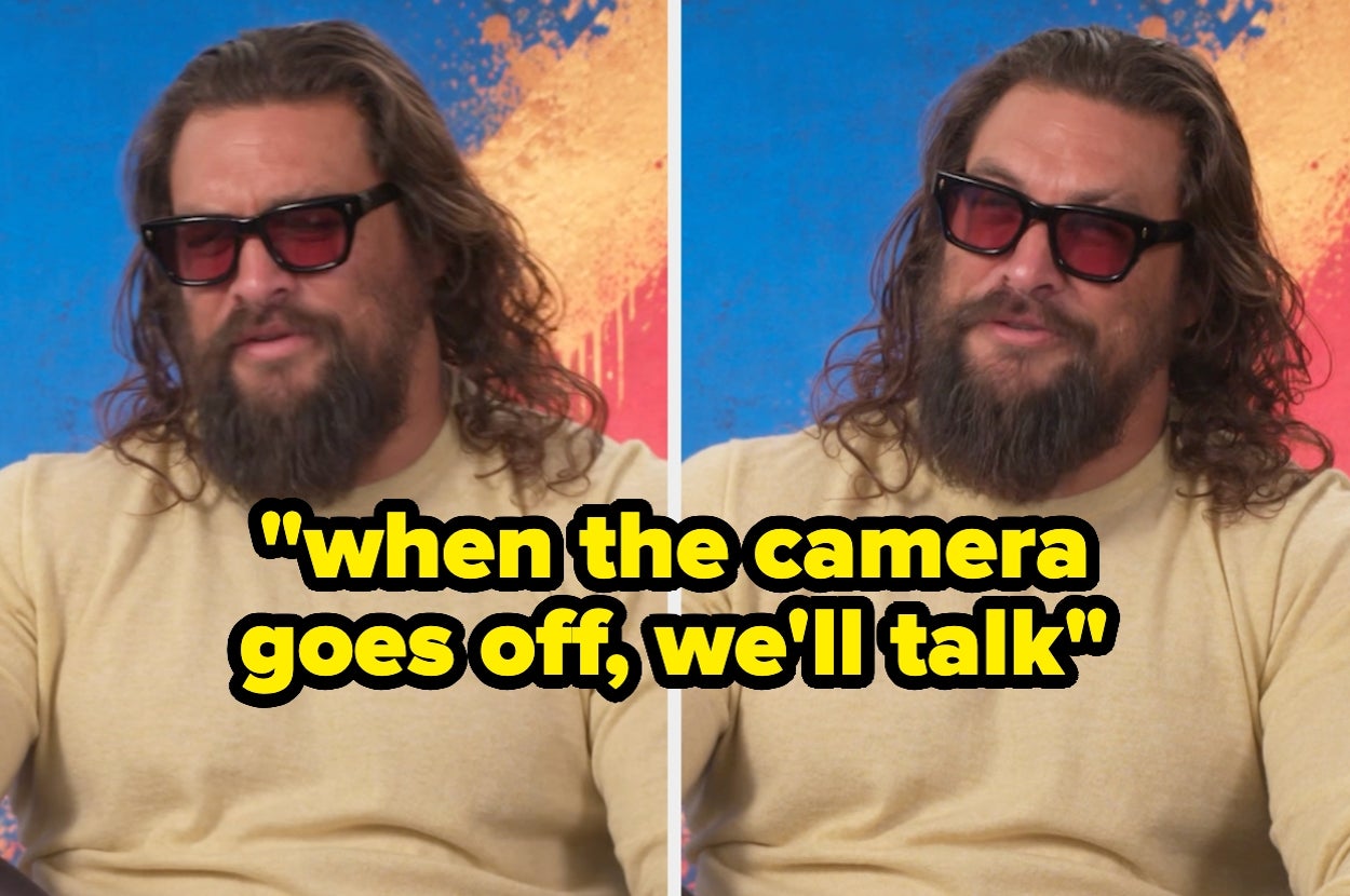 I asked Milly Alcock and Jason Momoa about UFOs and now I have questions