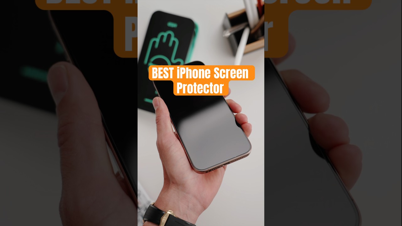 This iPhone screen protector applies perfectly every time