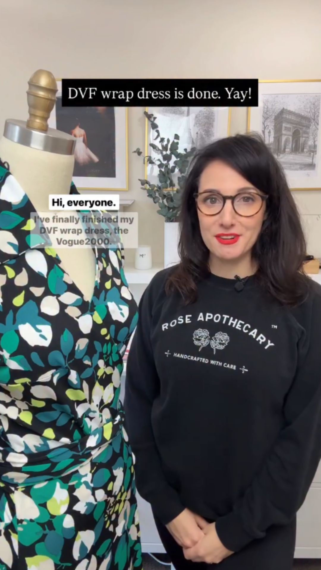 DIY fashion sewing a classic wrap dress explained