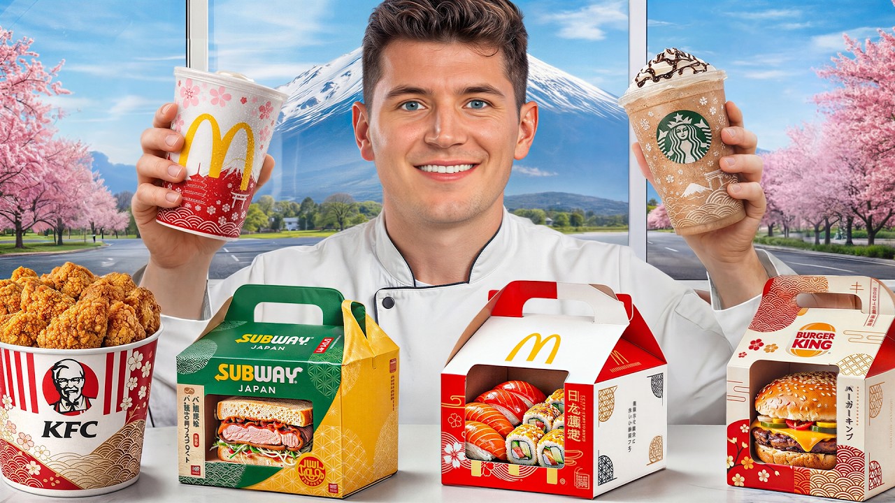 Probó la comida rápida más loca de Japón, y algunos productos superaron ...