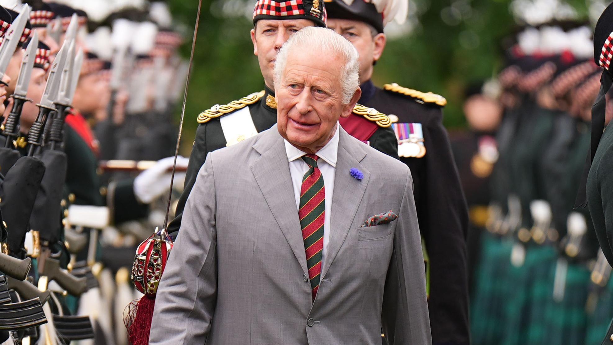 King Charles arrives in Edinburgh for Royal Week celebrations