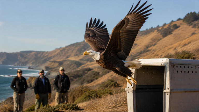 A bald eagle’s six-month recovery shows the hidden cost of power-line ...