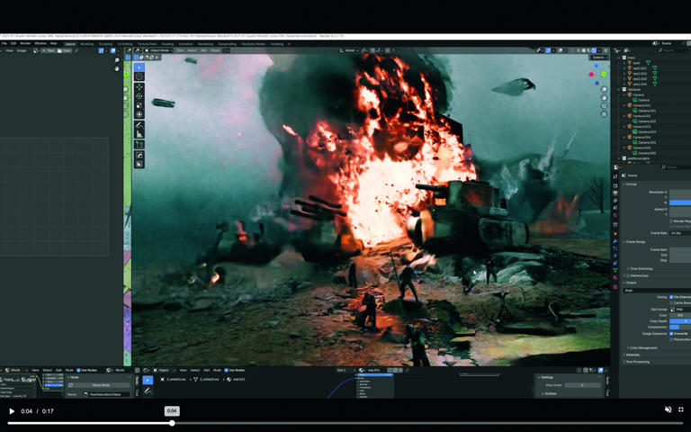 How I blend 3D and 3D effects to create video game key art art using ...