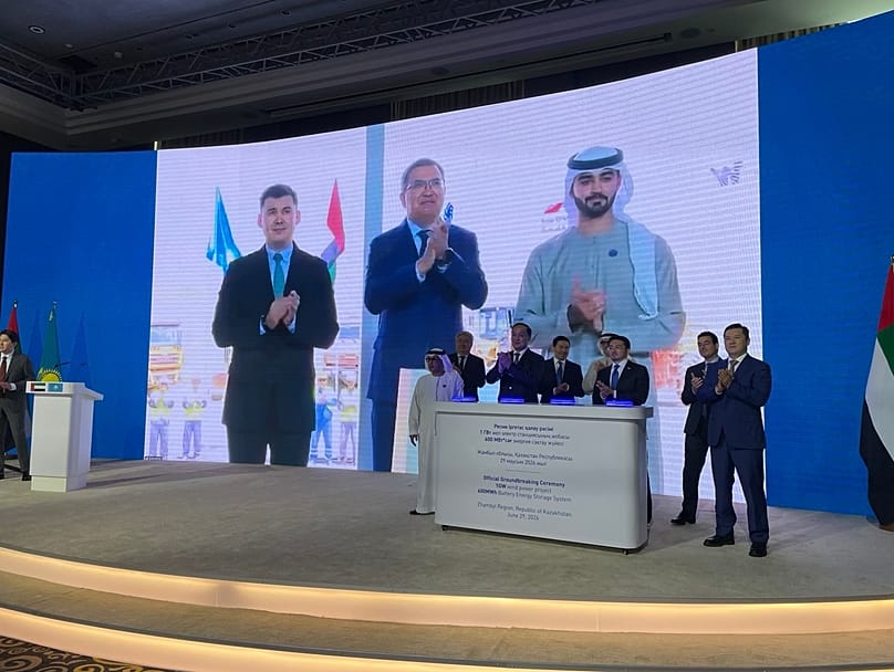 Kazakhstan and UAE launch construction of €1.2bn wind farm