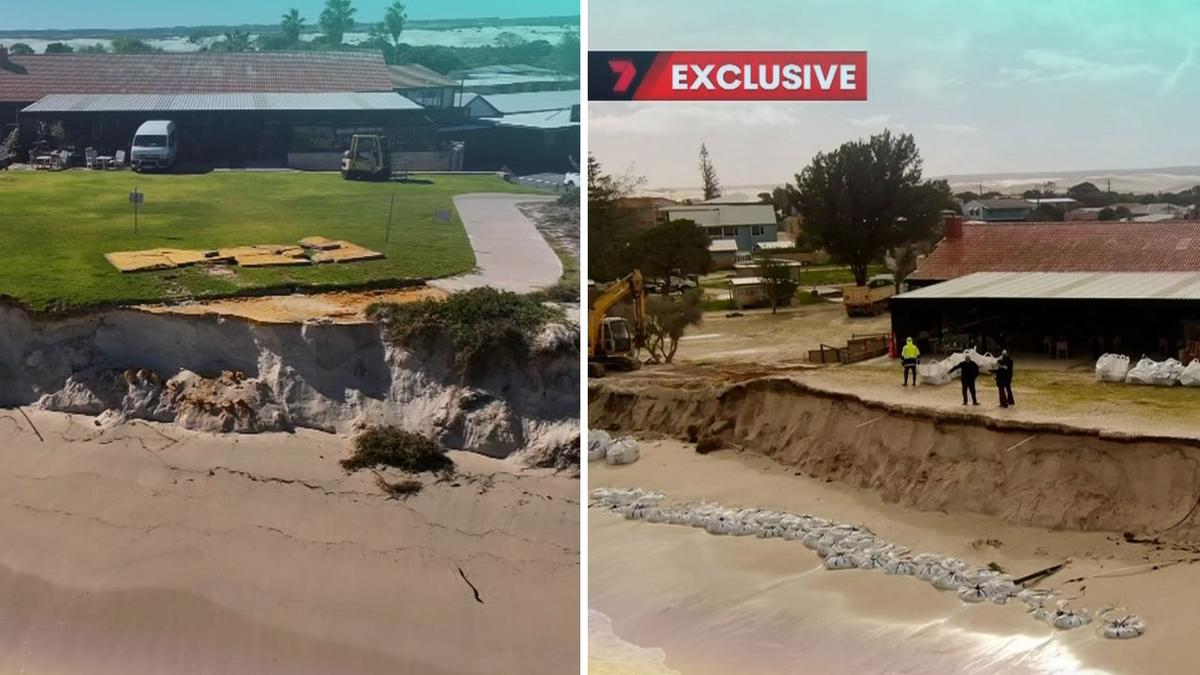 Lancelin locals bring in sandbags as ocean threatens to wash way ...