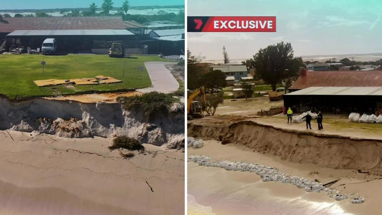 Lancelin locals bring in sandbags as ocean threatens to wash way ...