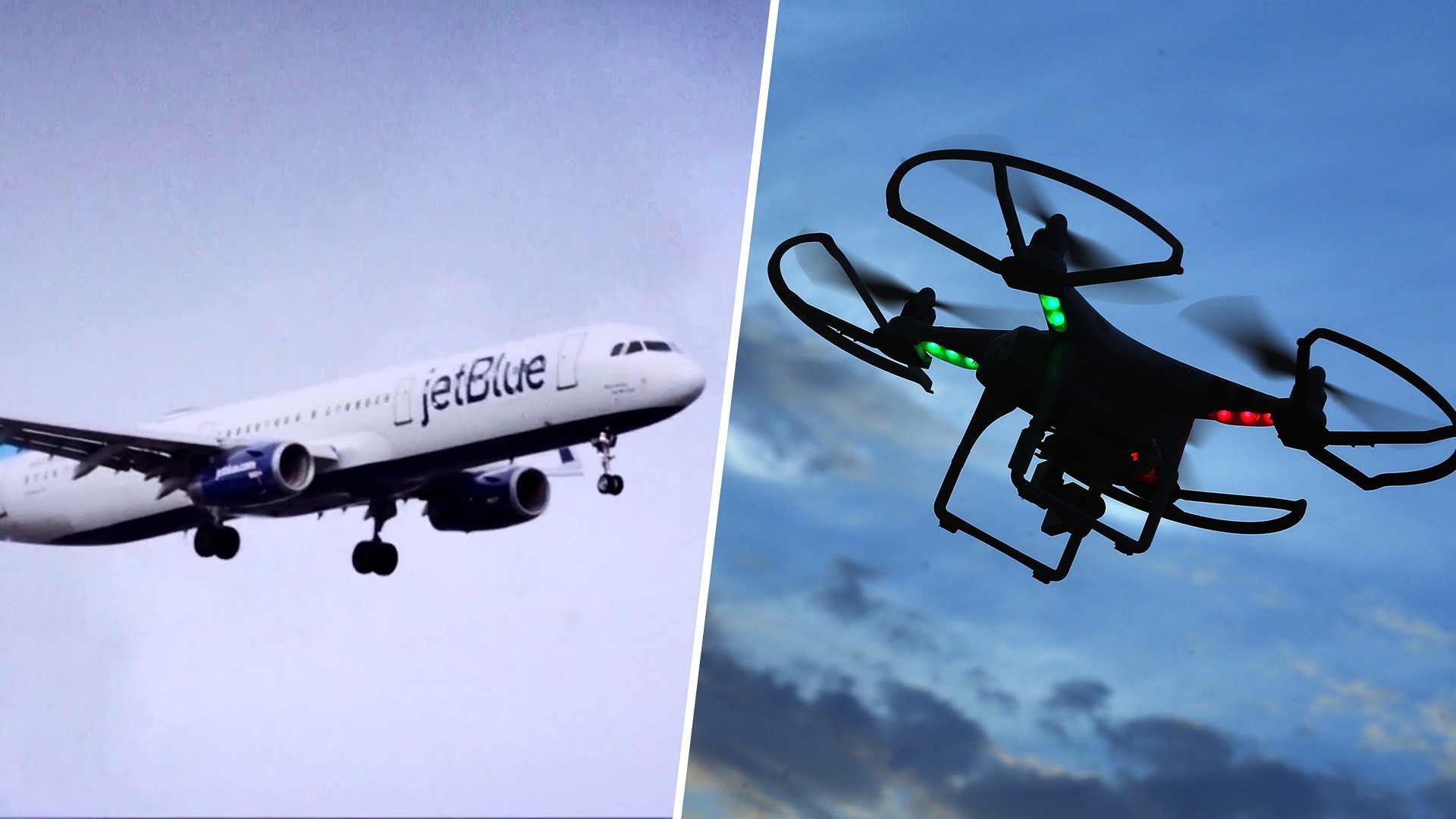 JetBlue pilot reports hitting a drone while landing at JFK