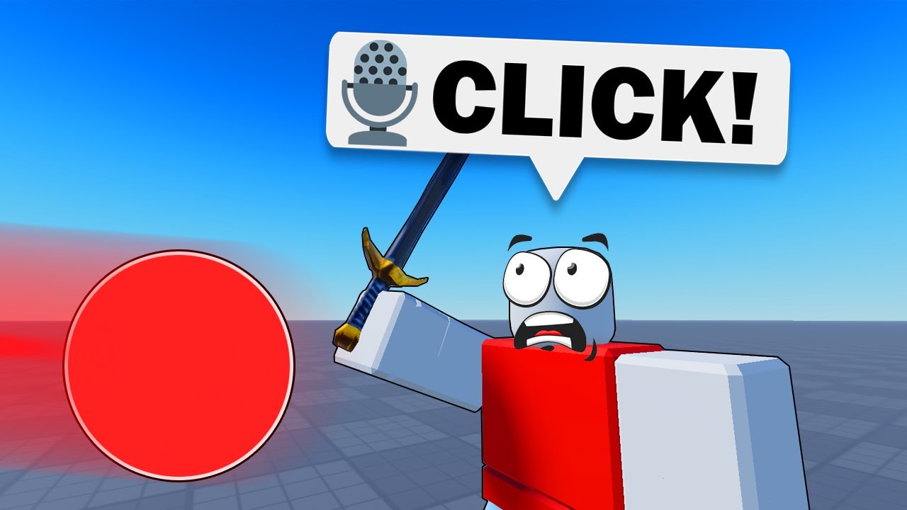 Playing Roblox Blade Ball using only voice commands challenge