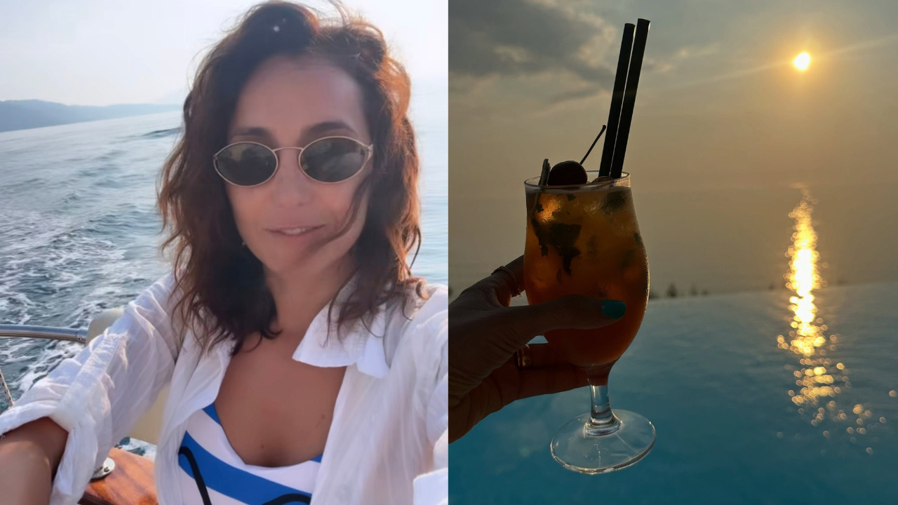 Caterina Balivo, i look della vacanza in Cilento col marito Guido Maria