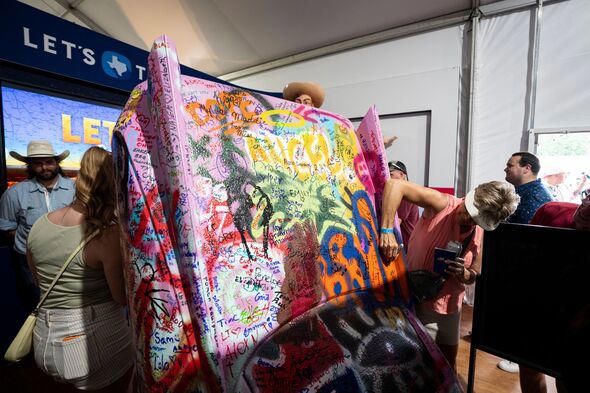 Vandals paint 8647 on a Trump State Fair display in chilling 'death threat'