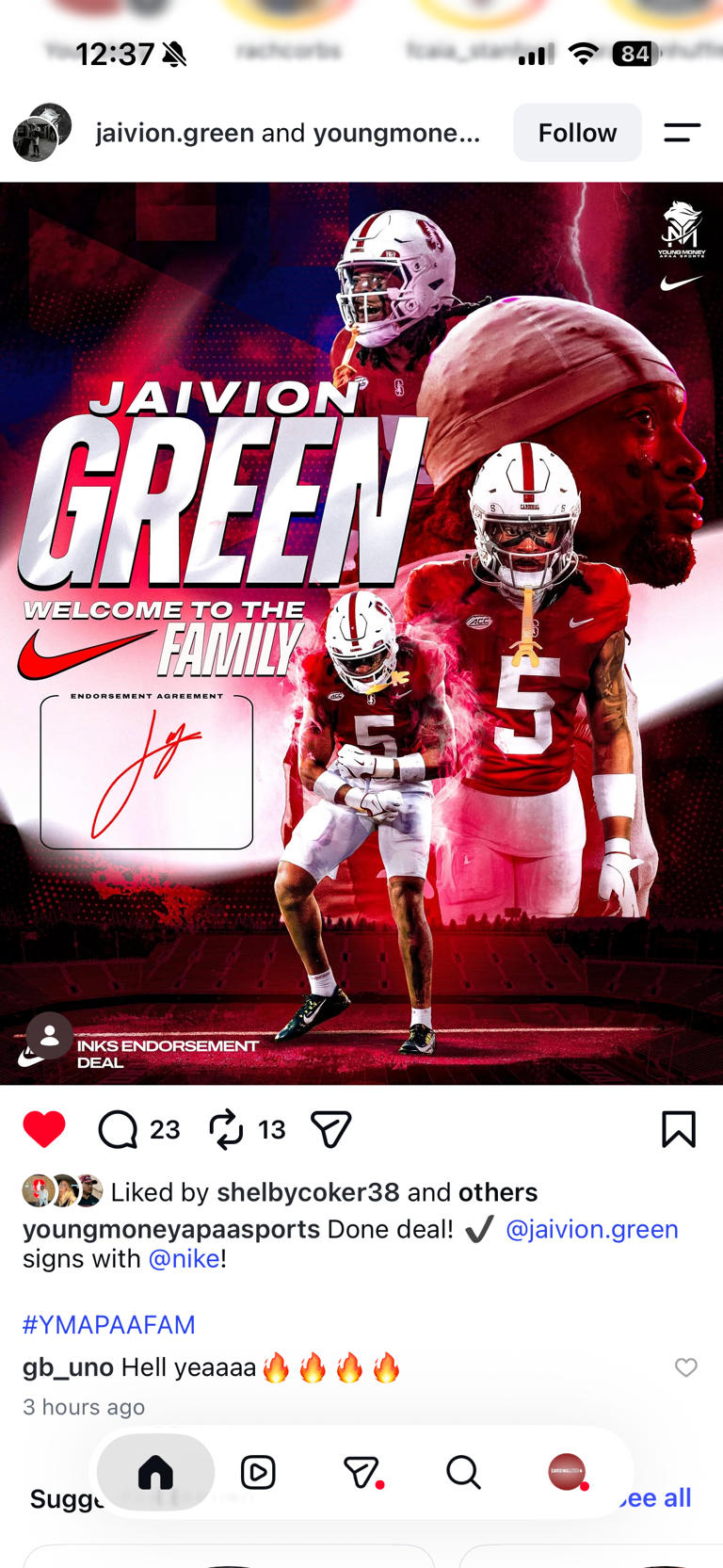 Stanford safety Jay Green inks endorsement deal with Nike