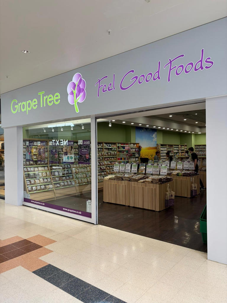 County Mall Crawley celebrates arrival of Superdrug and Grape Tree stores