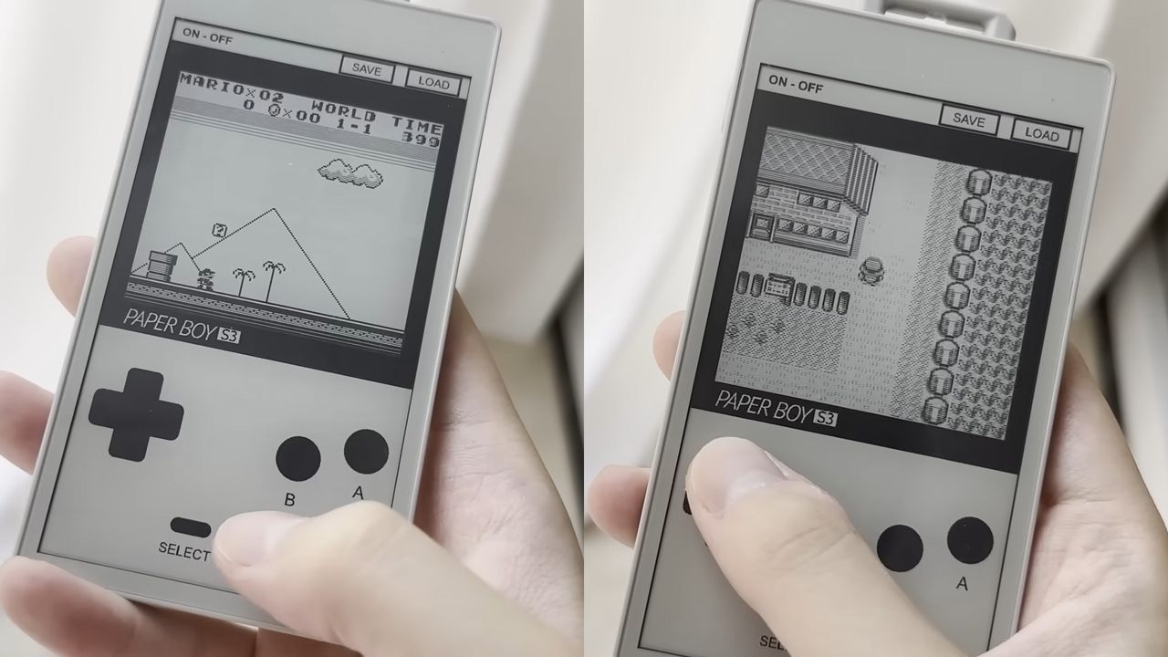 Designer turns niche E-Ink dev board into a 60Hz Game Boy handheld