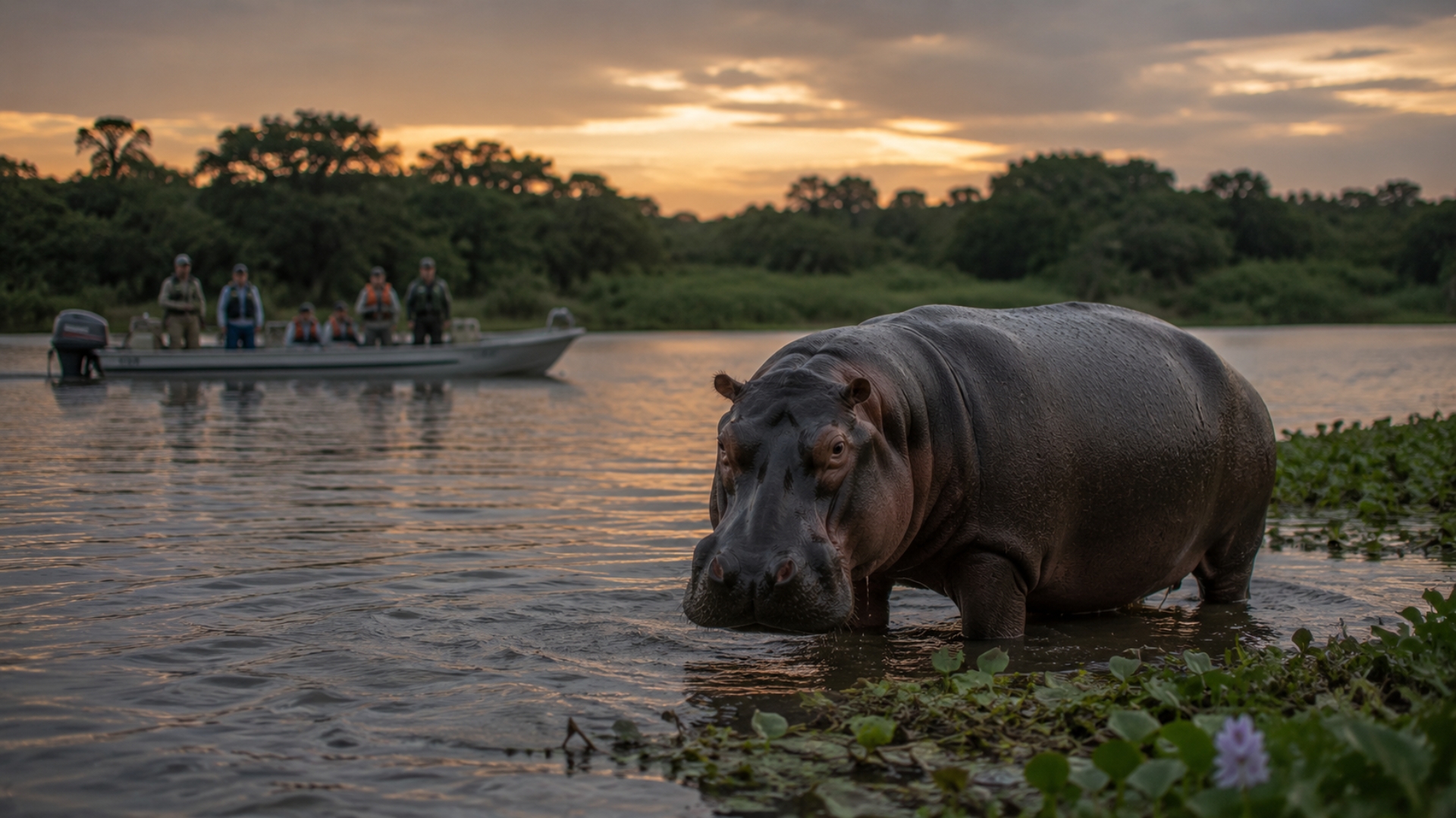 Pablo Escobar’s hippos are becoming a global test case for invasive ...