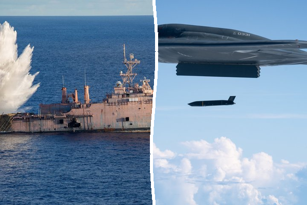 US uses $2.1bn B-2 bomber to help sink warship in Pacific