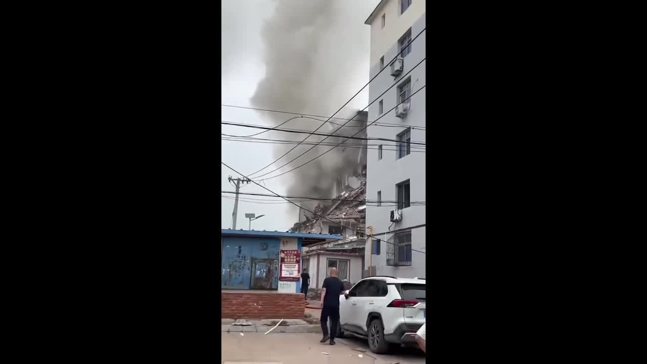 Explosion rips through apartment block killing three in China