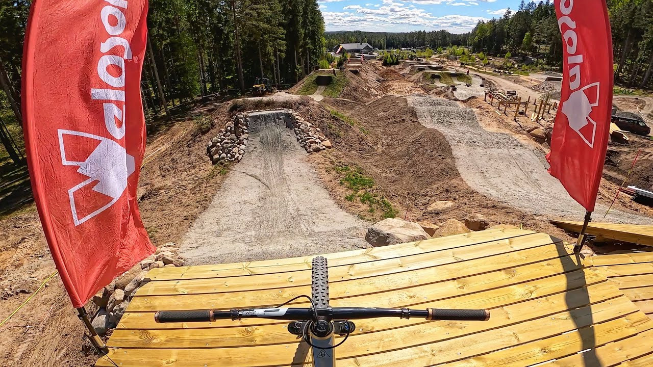 These pro level bike jumps are pushing extreme progression