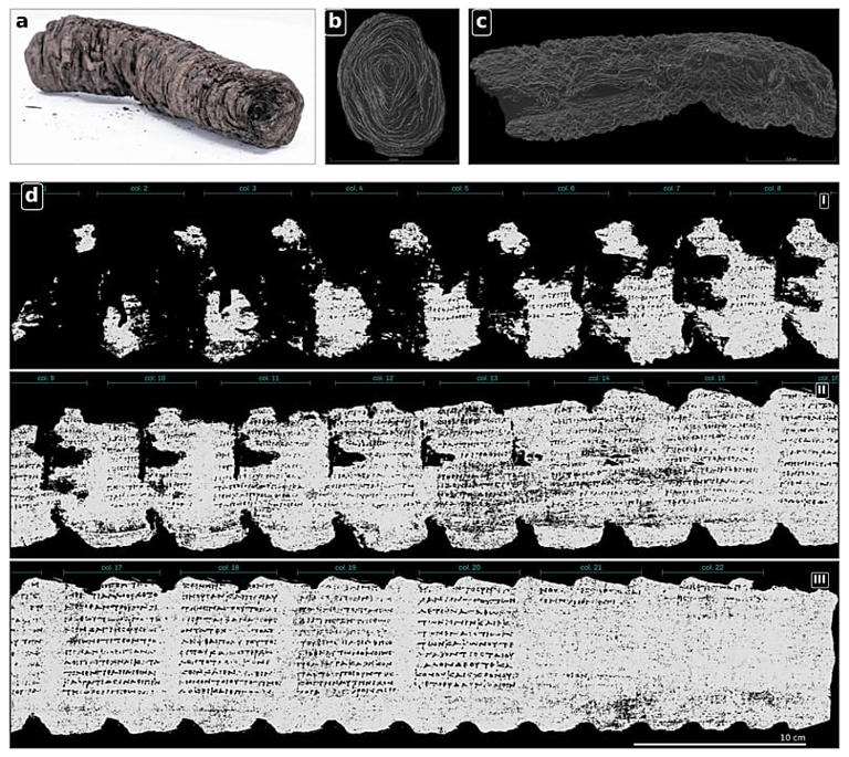 AI helps scientists decipher papyrus scroll burnt in Vesuvius eruption