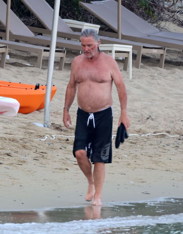 Kurt Russell shows off ultra-toned body at 75 as he enjoys Greek getaway