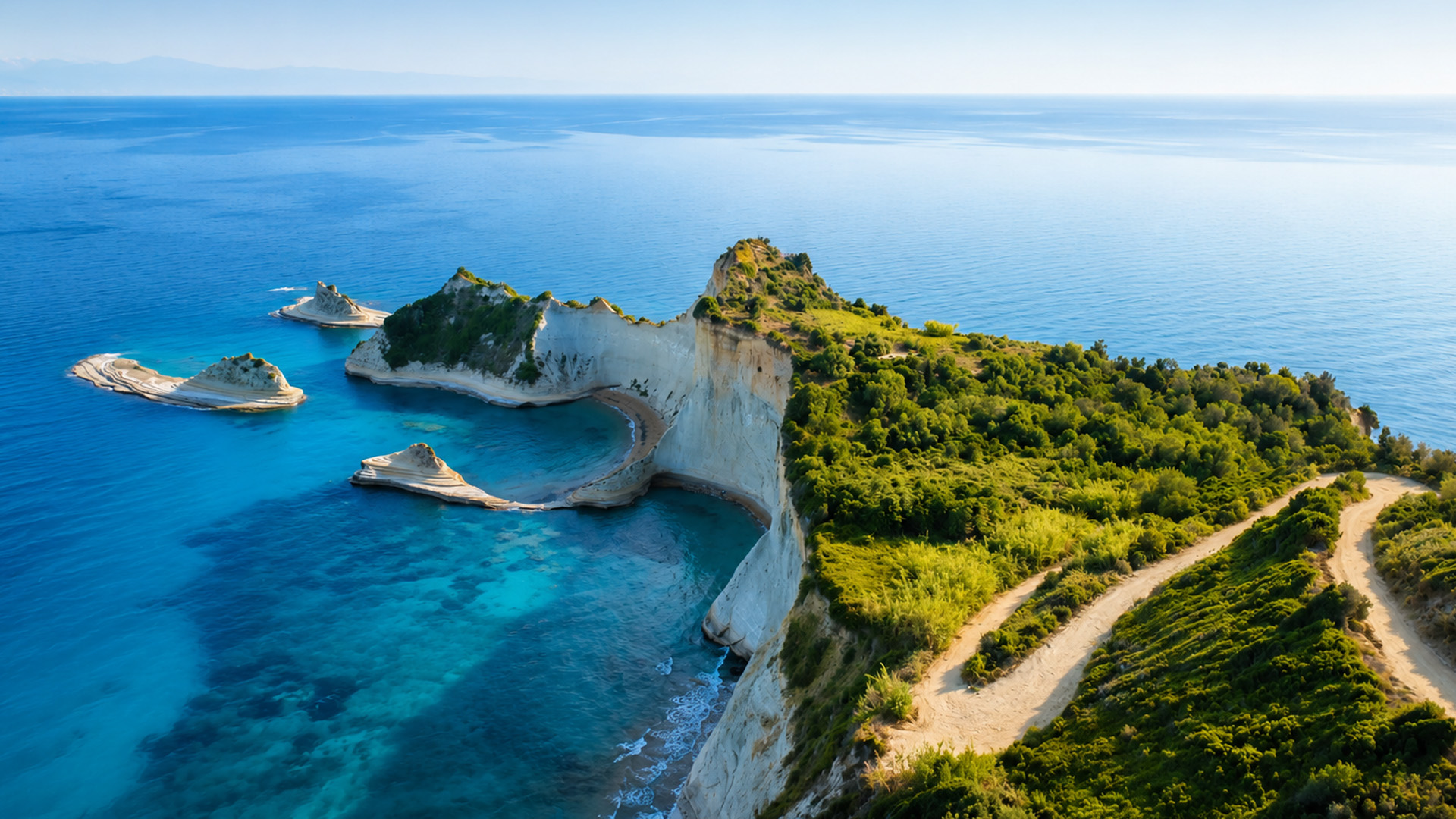 Nature carved these cliffs over millions of years