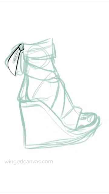 How to draw wedges