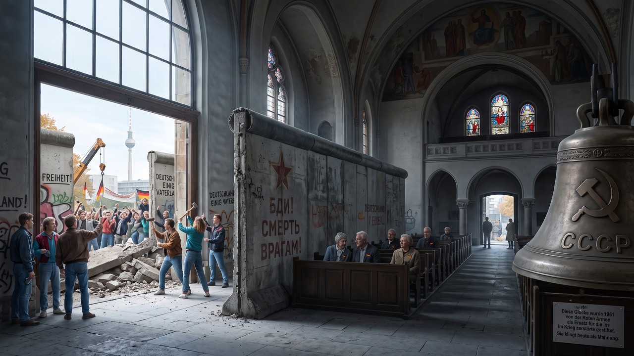 Germany tore down the wall – but Russia’s shadow stayed in its churches