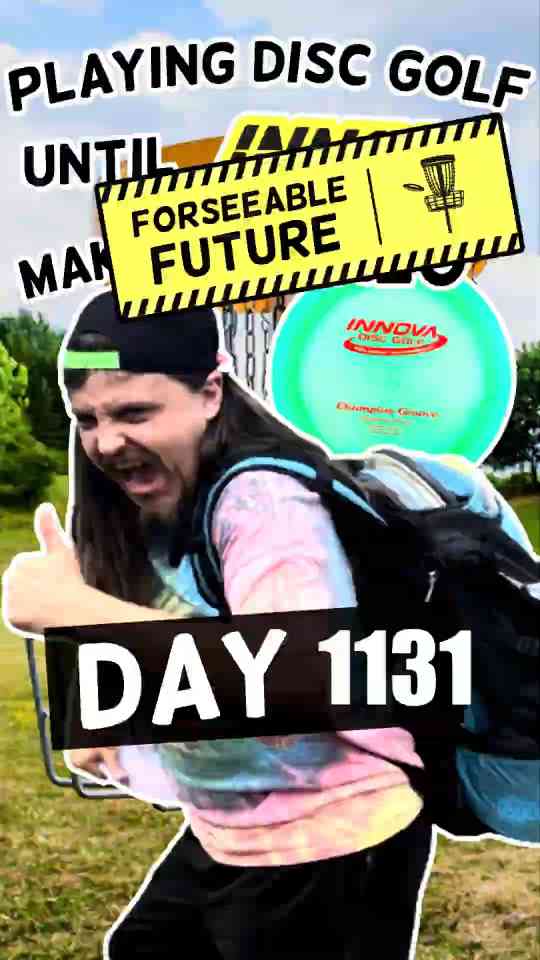 Day 1131 of chasing better disc golf skills