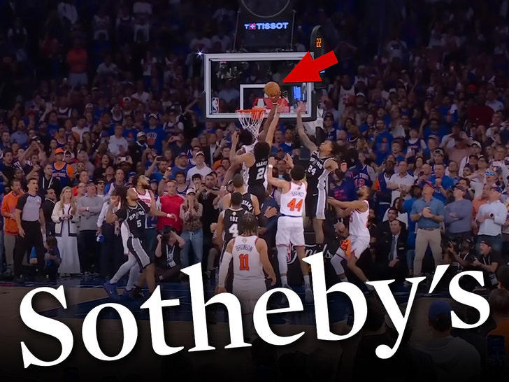 Knicks' Game 4 'Hand of OG' ball yanked from auction, will remain with team