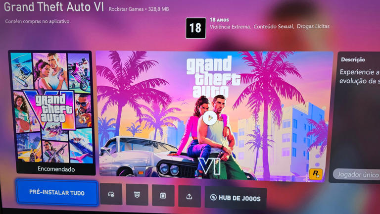 GTA 6 não pesa 320 MB: Entenda o tamanho real do jogo no pré ...