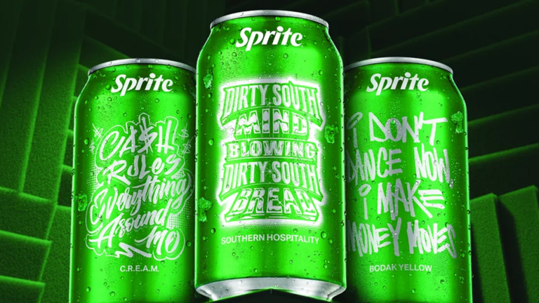 Legendary rap lyrics are getting printed on Sprite cans