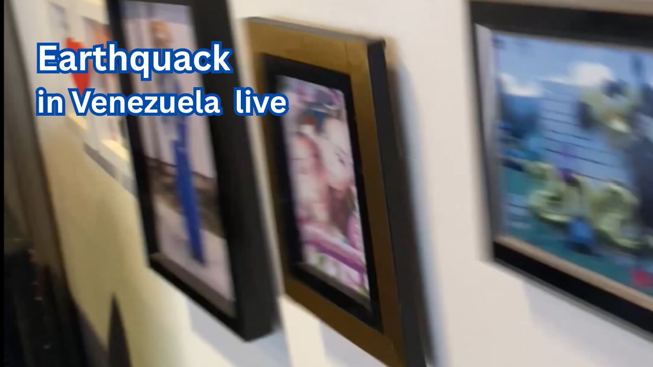 Woman chooses to stay at home as earthquake causes visible shaking in ...
