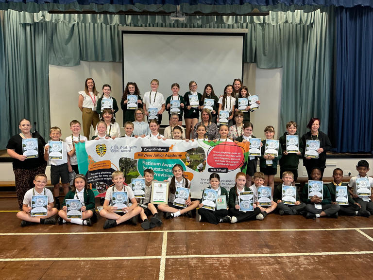 Sunderland primary school's prestigious national award for outdoor play ...