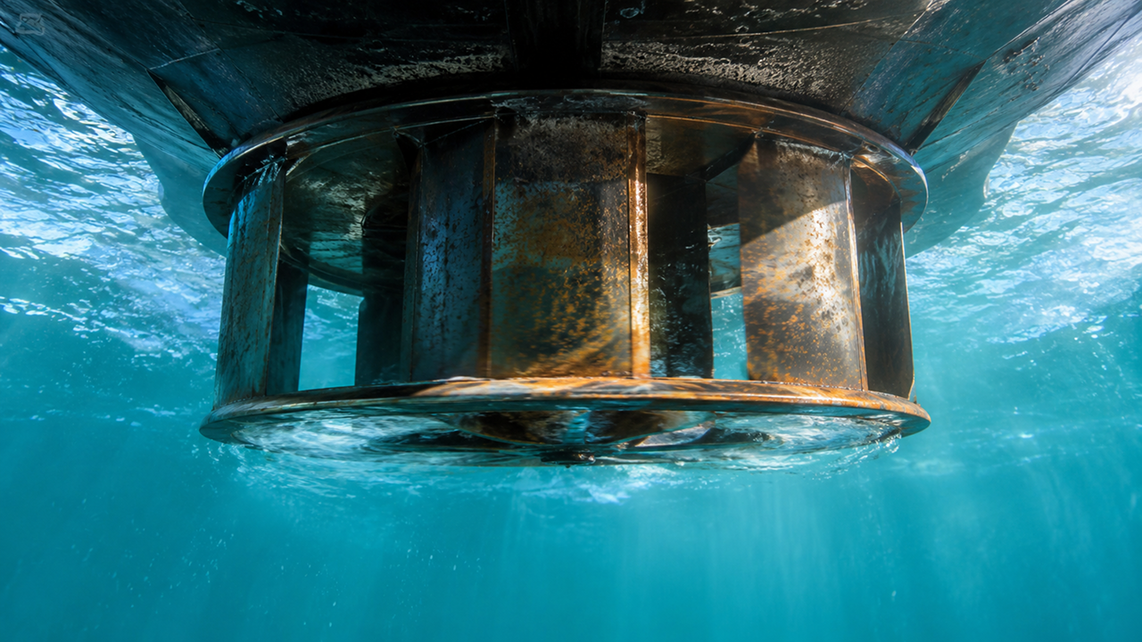 The propeller that steers, reverses, and moves sideways without a ...