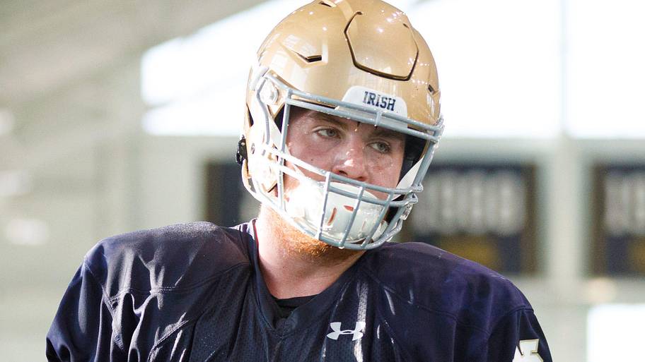 Notre Dame insider says surprising OL riser may force tough fall decision