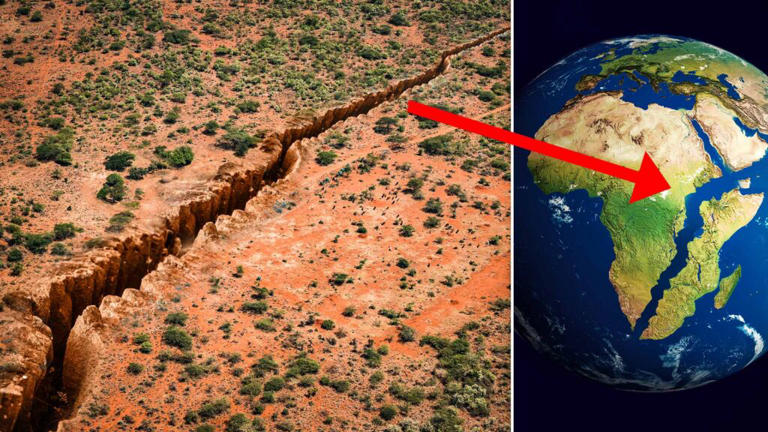 How the African continent is slowly splitting apart