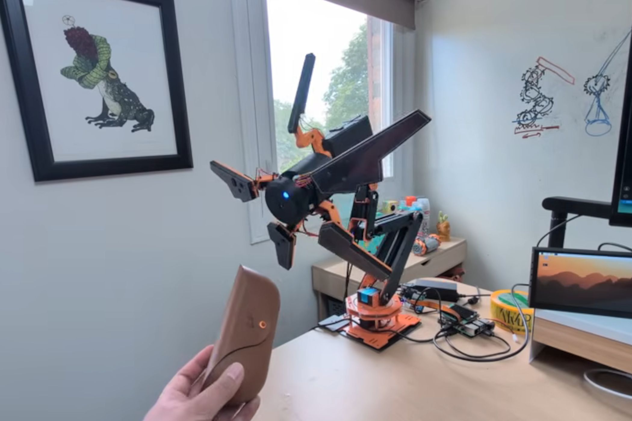 Someone built a functional Odradek from Death Stranding that actually ...