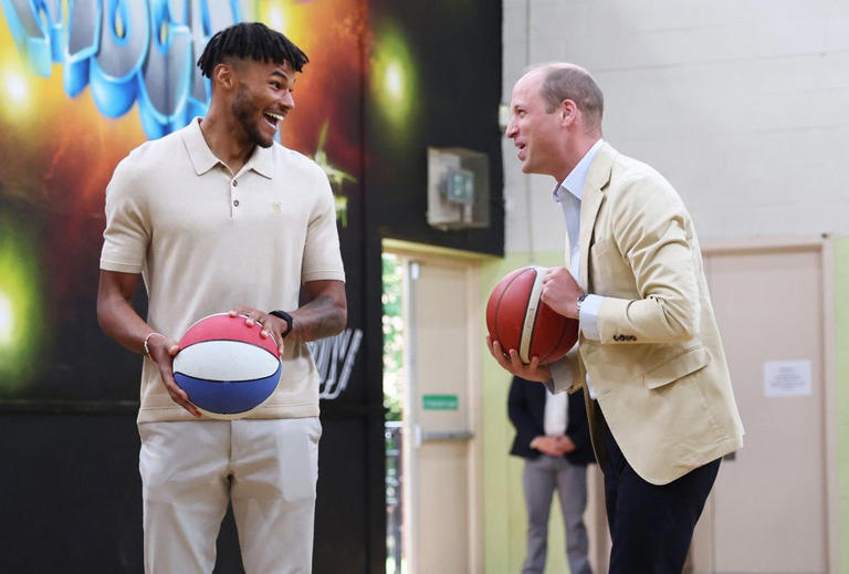 Prince William reunites with Aston Villa star following major speech on ...