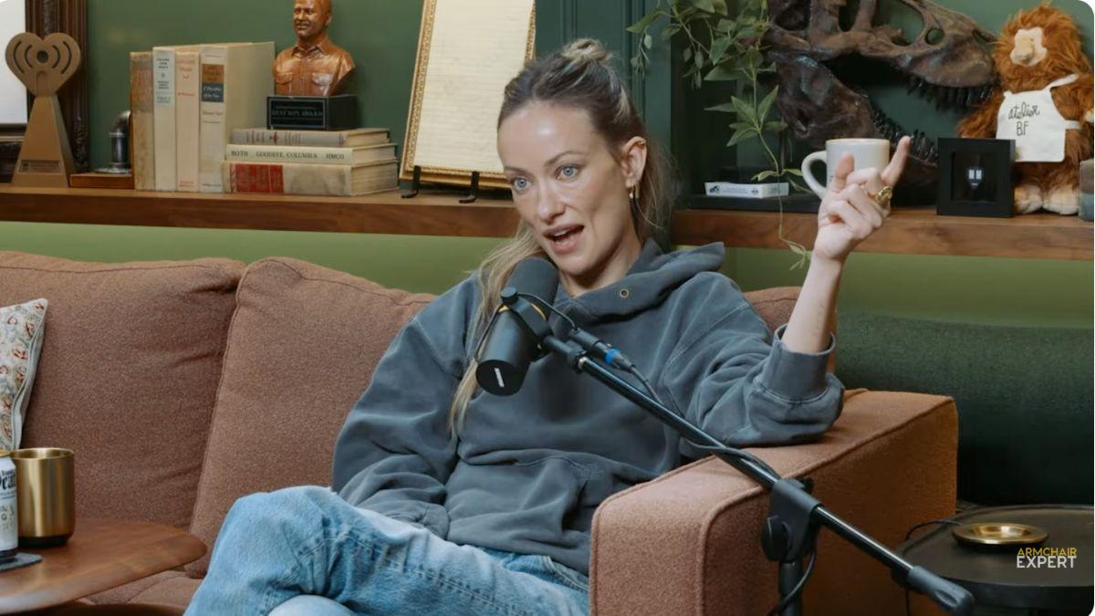 Olivia Wilde credits 'hero' Walton Goggins for 'saving my life' as she ...