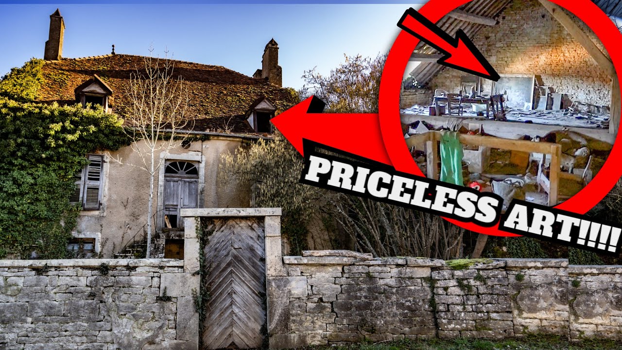 Abandoned for 40 years frozen in time | Art and antiques everywhere