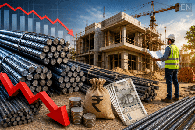 TMT steel bar prices drop: Best time to buy saria as rates fall across ...