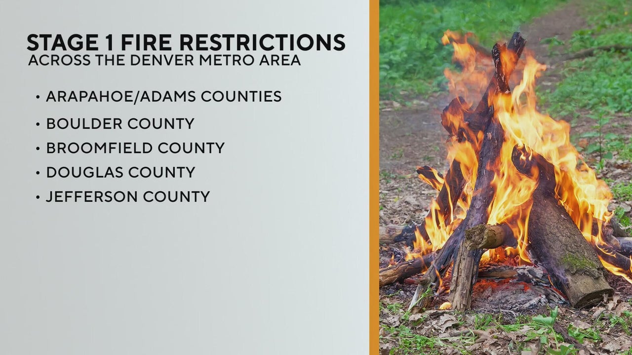Fire restrictions in place across Colorado due to dry and warm conditions