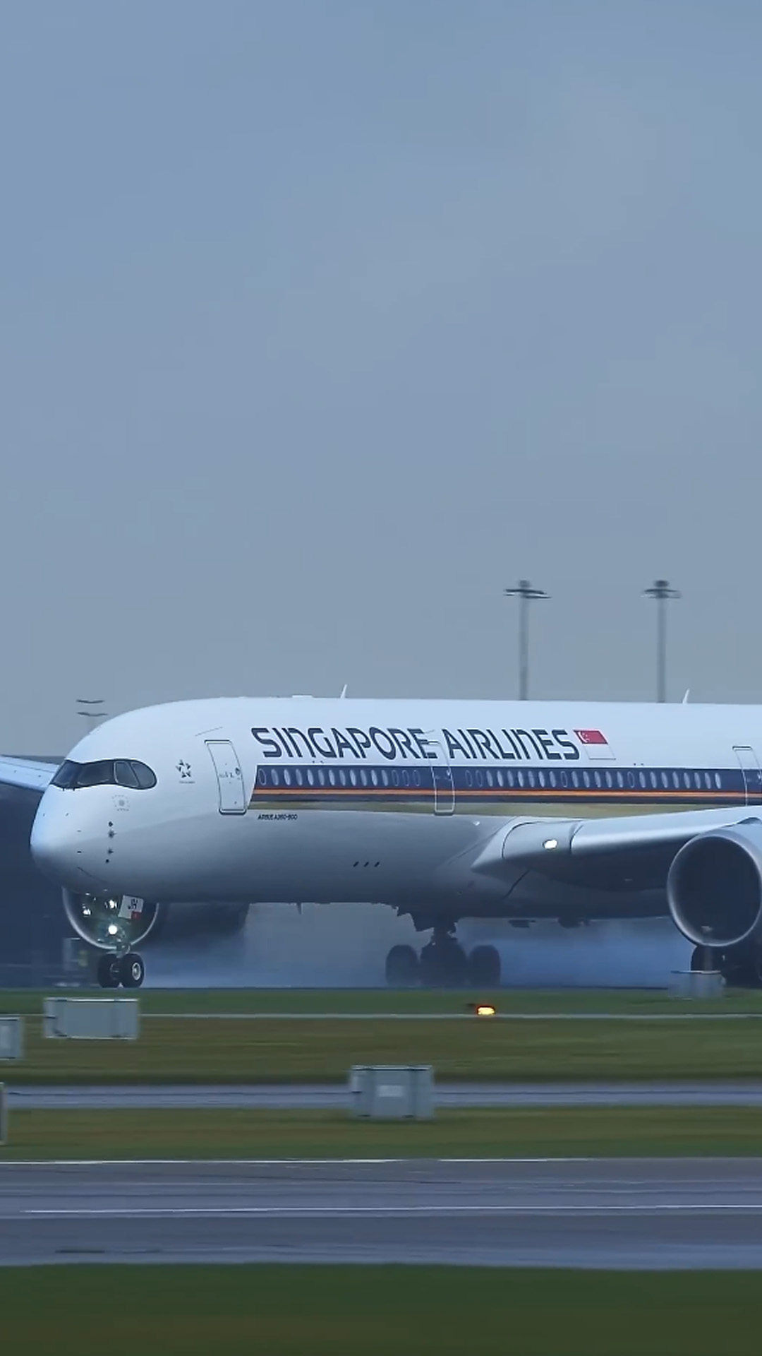 Close-up aircraft rotations caught on camera