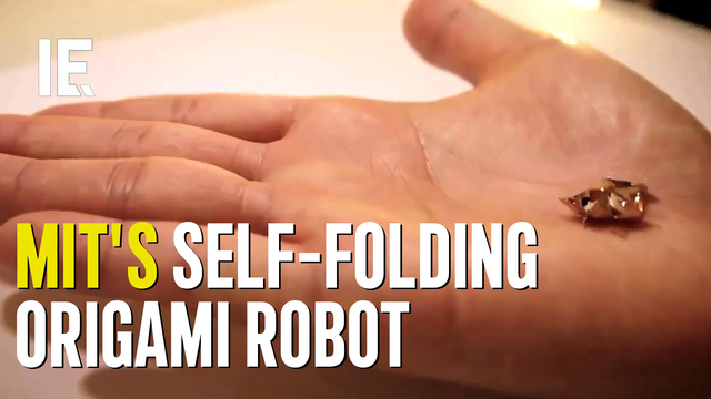 This MIT origami robot folds itself from a flat sheet when heated