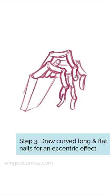 How to draw monster hands simple 4 step anatomy guide