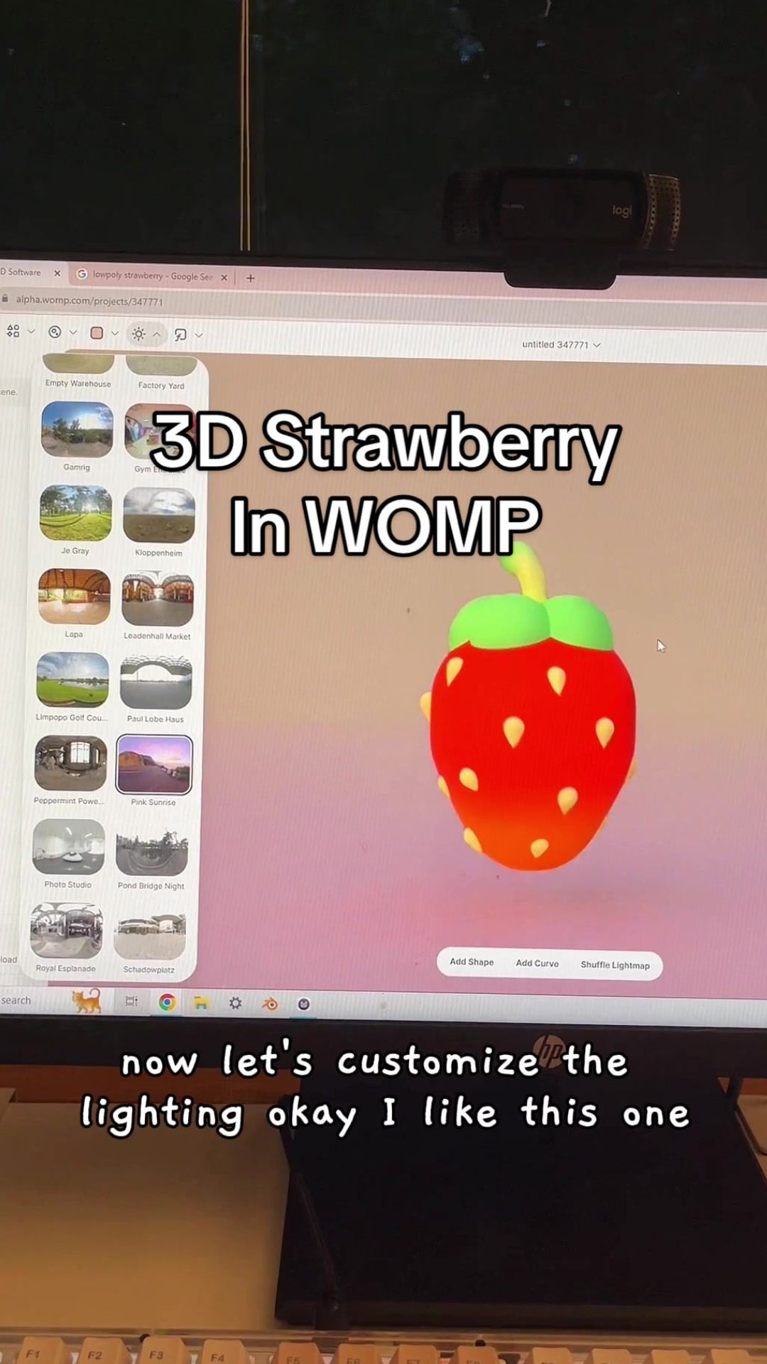 Create low poly 3D art quickly using Womp and browser tools