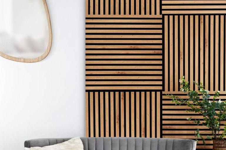 B&M's £10 modern wooden wall squares are now back in stock