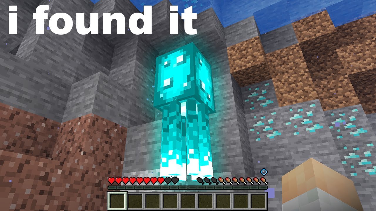 I found the new glow squid in Minecraft (1.17 update)