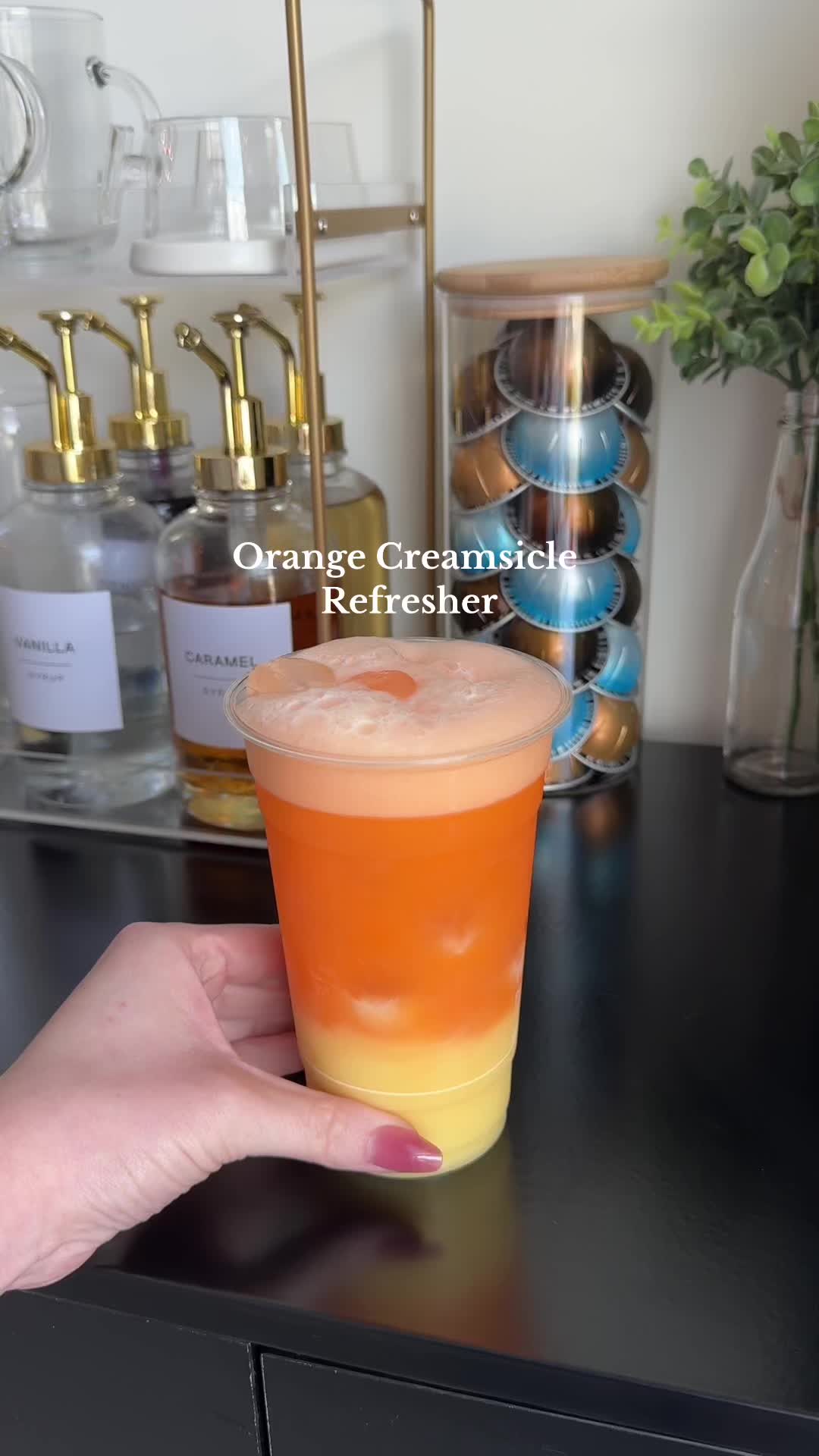 Easy homemade orange creamsicle drink