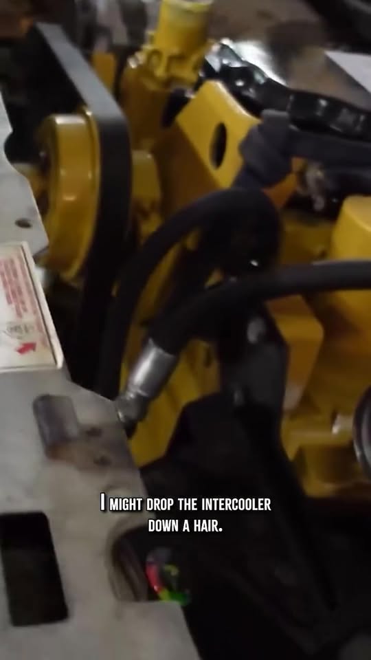 Fitting a new engine in my F350!